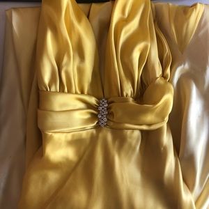 Cache | Dresses | Yellow Promformal Dress | Poshmark